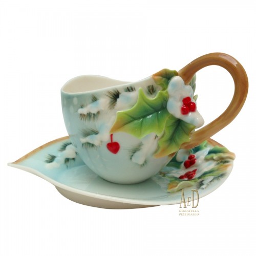 Franz Cup with Saucer Natalizio